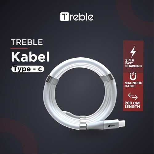 Promo TREBLE Type A Magnet Kabel Charger Anti Kusut Type A 1.8 Meter ...