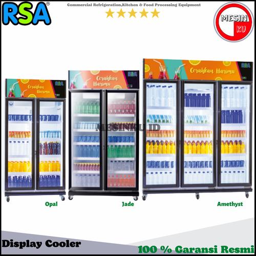 Jual Showcase Chiller 2 Pintu 3 Pintu RSA Display Cooler All Varian ...