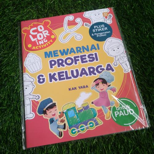 Jual BUKU COLORING ACTIVITY MEWARNAI PROFESI & KELUARGA - Jakarta Pusat ...