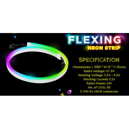 Jual CUBE GAMING FLEXING Neon ARGB Led - Flexible Led Strip Smooth ...