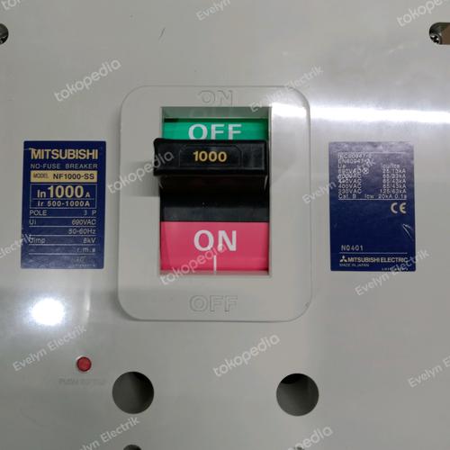 Jual MCCB NF1000-SS 1000A 85Ka 3P MITSUBISHI - Jakarta Pusat - Evelyn Electrik | Tokopedia