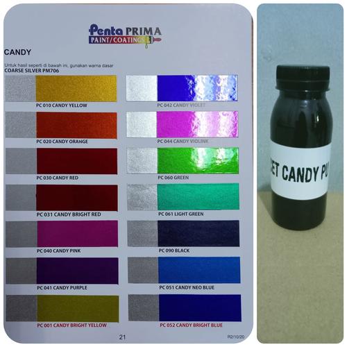 Jual Cat Candytone Black PU Penta Oto Candy Tone PC 090 Hitam 1Kg ...