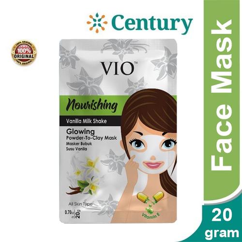 Promo Vio Nourishing Vanilla Milk Shake Powder To Clay Mask 20 Gr ...