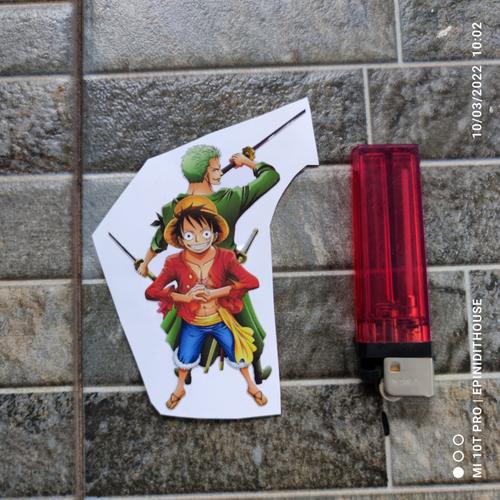 Jual Stiker Zoro Luffy One Piece After Time Skip Motor Laptop Sepeda ...