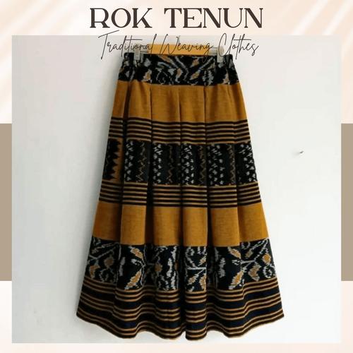 Jual Rok Tenun Etnik • Rok Line A Tenun • Tenun Troso Ck-9 - L - Kab ...