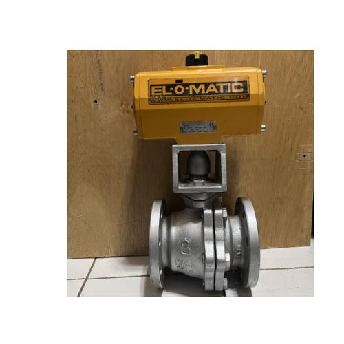 Jual BALL VALVE ACTUATOR EL-O MATIC FLANGE 3 INCH DN80 CAST IRON - Kota ...