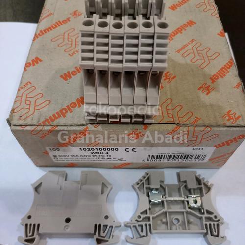 Jual WDU 4 weidmuller terminal 1020100000 600V 35A - Jakarta Barat ...