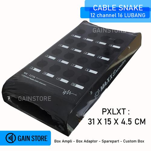 Jual Box Cable Kabel Snake 12 Channel Maxx 16 lubang - Kota Surabaya ...