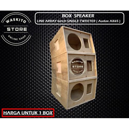 Jual Box Speaker Line Array 6 inch SIngle Tweter Kotak Audax AX65 - Kab ...