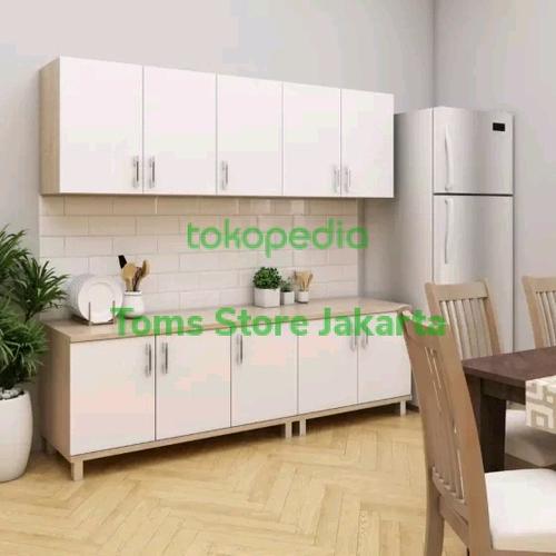 Jual Kitchen Set / Lemari Gantung Dapur (Hemat Tempat) - BAWAH, 5 PINTU ...