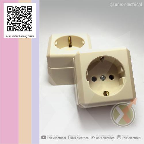 Jual BROCO Stop Kontak Outbow Persegi Cream - Kota Semarang - Unix ...
