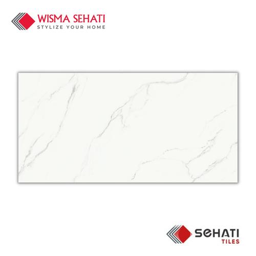 Promo Granit Tile 90x180 Sehati Cirro White XXL Tile V6 Carrara ...