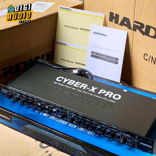 Jual Audio Crossover & Limiter 2 3 4 Way HARDWELL CYBER X PRO Crosover ...