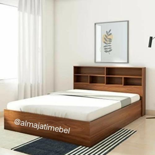 Jual dipan 180x200, ranjang minimalis modern, tempat tidur custom kayu ...