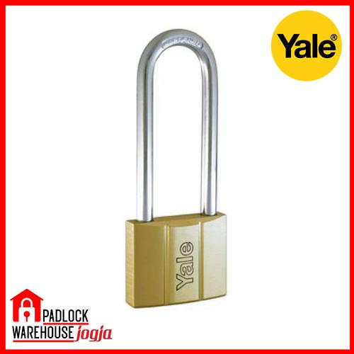 Jual Gembok YALE V140 50LS90 Brass Padlock V Series Long Shackle 50mm ...