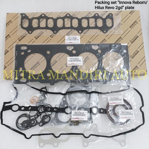 Jual GASKET PAKING SET PACKING FULL SET TOYOTA INNOVA REBORN HILUX REVO 2GD - GRAFIT / ASBES ...