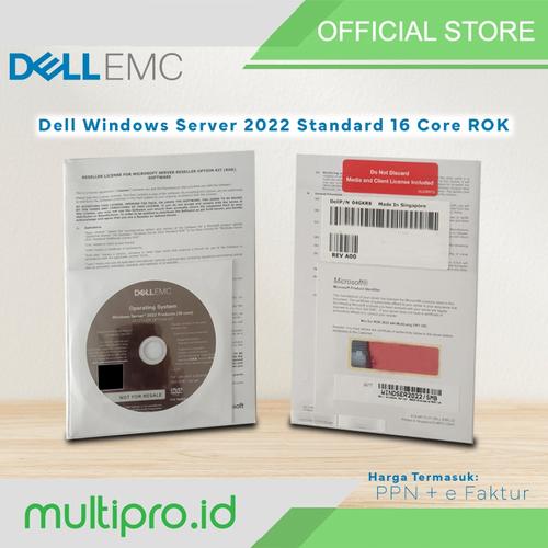 Promo DELL WINDOWS SERVER 2022 Standard ROK 16-CORE Cicil 0% 3x ...