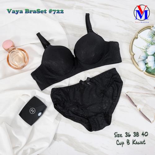 Promo Vaya Bra Set Renda Ada Kawat Art 722 - 36, Hitam - Jakarta Barat ...