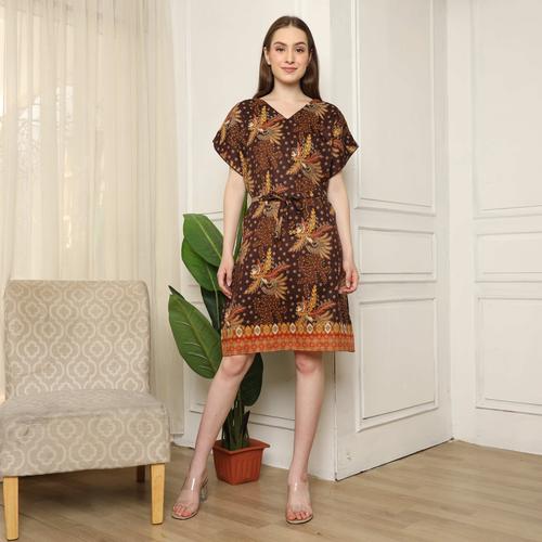 Promo 660576-Cynthia Paradise Mini Dress Batik All Size - BLACk - Hitam ...
