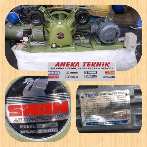 Jual Compressor 5hp lengkap dinamo Teco 5hp 380v full autometic - Kota ...