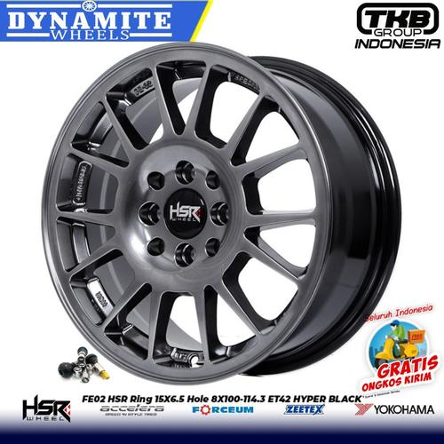 Jual VELG MOBIL HSR RACING R15 PCD 4X100 4X114,3 BUAT KARIMUN LANCER ...