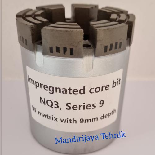 Jual Impregnated Core Bit NQ3 serie 9 W matrix with 9 mm depth - Kota ...