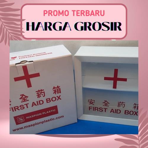 Promo Maspion Kotak P3K - First Aid Box BMA18 bisa digunakan di Rumah ...