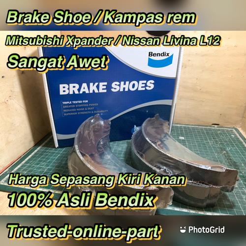 Jual Kampas Rem Xpander / Livina L12 Belakang 100% Asli Bendix - Kota ...