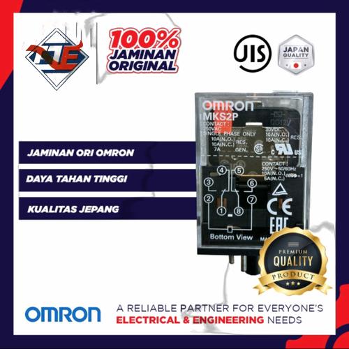 Jual ORIGINAL Relay MKS2P 8 Pin OMRON without Socket - 220VAC - Kota Surabaya - Tunas Jaya ...
