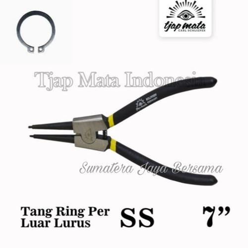 Jual Tang snap ring lurus buka 7 inch Circlip ring per luar Tjap Mata 7 ...
