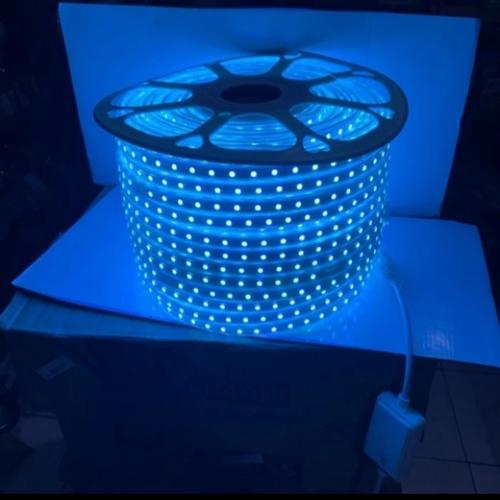 Jual Lampu Led Strip Selang 5050 RGB 220V Outdoor Meteran Flexiebel ...