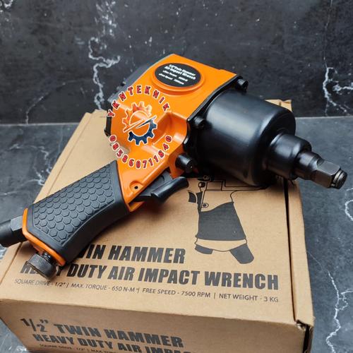 Jual Mesin Pembuka Baut TJAP MATA 1/2" Air Impack Wrench Mini Twin ...