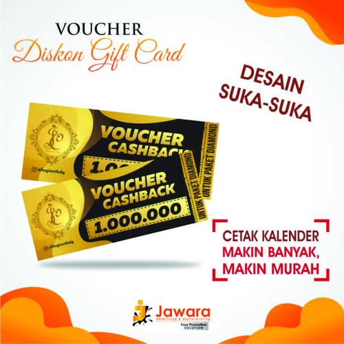 Jual CETAK VOUCHER DISKON , GIFT CARD , PROMO CARD, CUSTOM FREE DESIGN ...