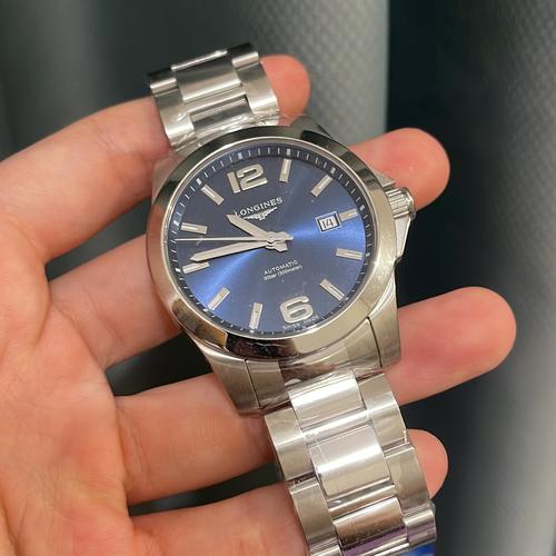Jual Longines Conquest Blue Automatic New 2022 Fullset Box & Paper ...