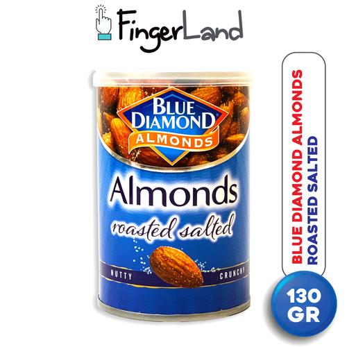 Promo BLUE DIAMOND Roasted Almonds Salted 130 Gram Kacang Almond Asin ...