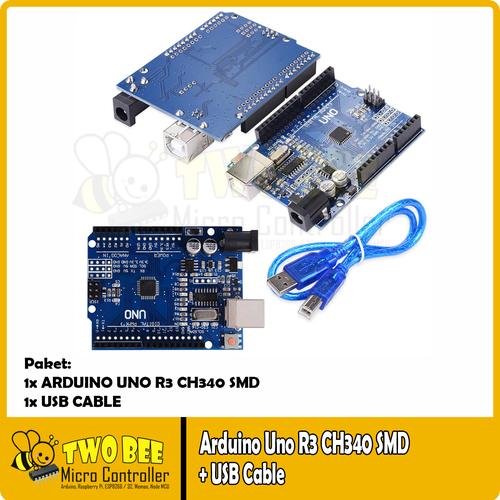 Jual ARDUINO UNO R3 ATMEGA328P SMD CH340 PLUS USB CABLE - Kab. Kediri ...
