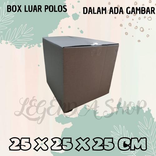 Jual kardus box packing /box luar polos dalam ada gambar ukuran ...