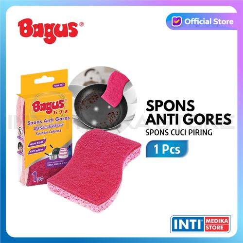 Promo BAGUS - Sabut Spons ANTI GORES Type 557 Sponge Cuci Piring Alat ...