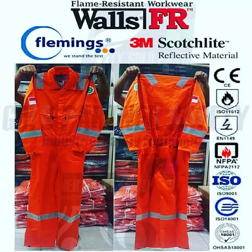 Jual Coverall Wearpack Flemings Walls FR Anti Flame Diatas Nomex IIIA ...
