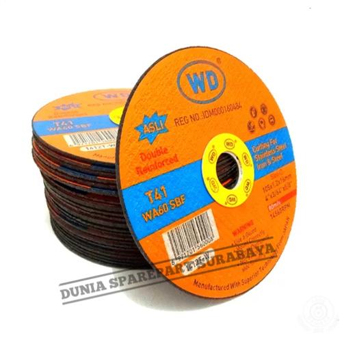 Jual WD Potong Besi Stainless Steel 4 Inch Cutting Wheel 105 x 1.2 x 16 ...