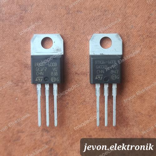 Jual Transistor BTA 12 16 Triac Original ST BTA12 BTA16 600B Asli ...