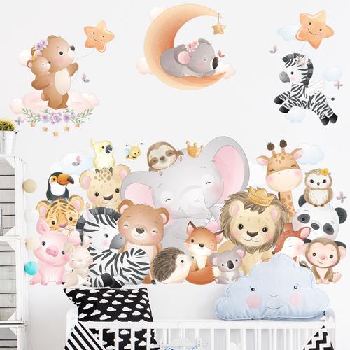 Jual wall sticker dinding kamar motif hewan lucu wall sticker - Kab ...