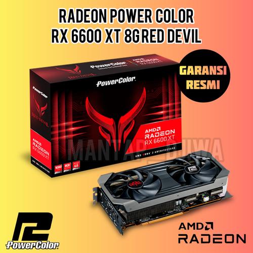 Jual AMD Radeon Power Color RX 6600 XT / 6600XT 8G Red Devil - New ...