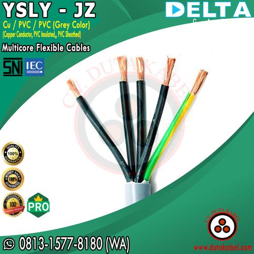 Jual Kabel YSLY-JZ 5x0,5 mm2 DELTA /5x0,5mm2/5x0.5 mm2/5x0.5mm2/5 x 0,5 ...