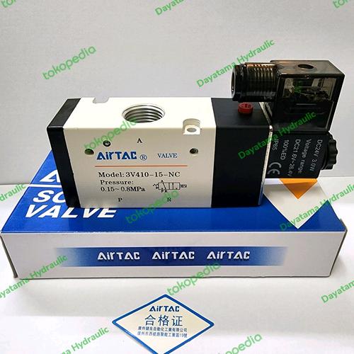 Jual 3V410-15 SOLENOID VALVE PNEUMATIC AIRTAC AC220V/DC24V - Jakarta Barat - Dayatama Hydraulic ...