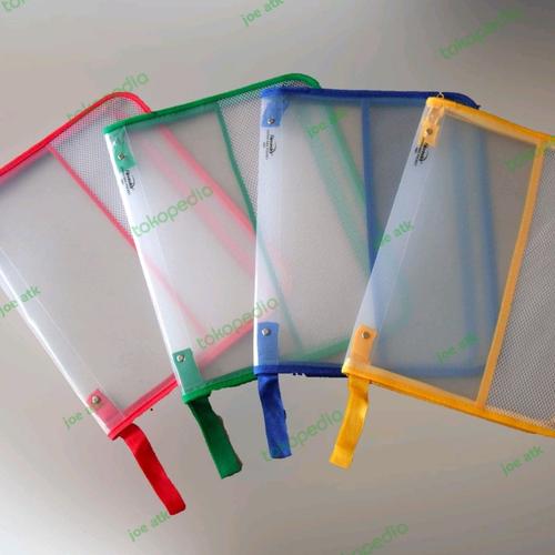 Jual Zipper bag map plastik resleting DATAFLEX map tas jaring map ...