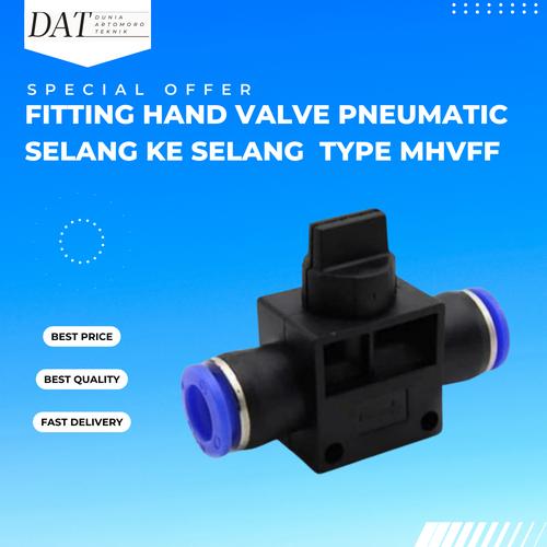 Jual HVFF Fitting Hand Valve Pneumatic Slip Lock Selang Ke Selang Type HVFF - 4mm - Jakarta ...