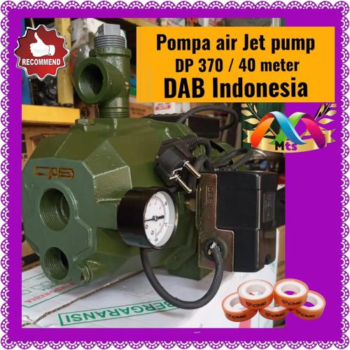 Jual Pompa air jet pump DAB DP 370 40 meter sumur dalam mdl dabinter ...