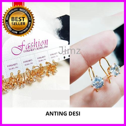 Jual Anting Titanium Motif Desi Laku Keras Lapis Emas Termurah Xuping ...