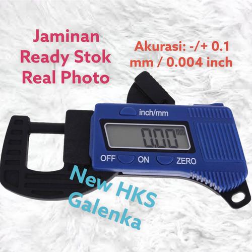 Jual Micrometer Digital Mikro meter Alat Ukur Tebal Ketebalan Plastik ...